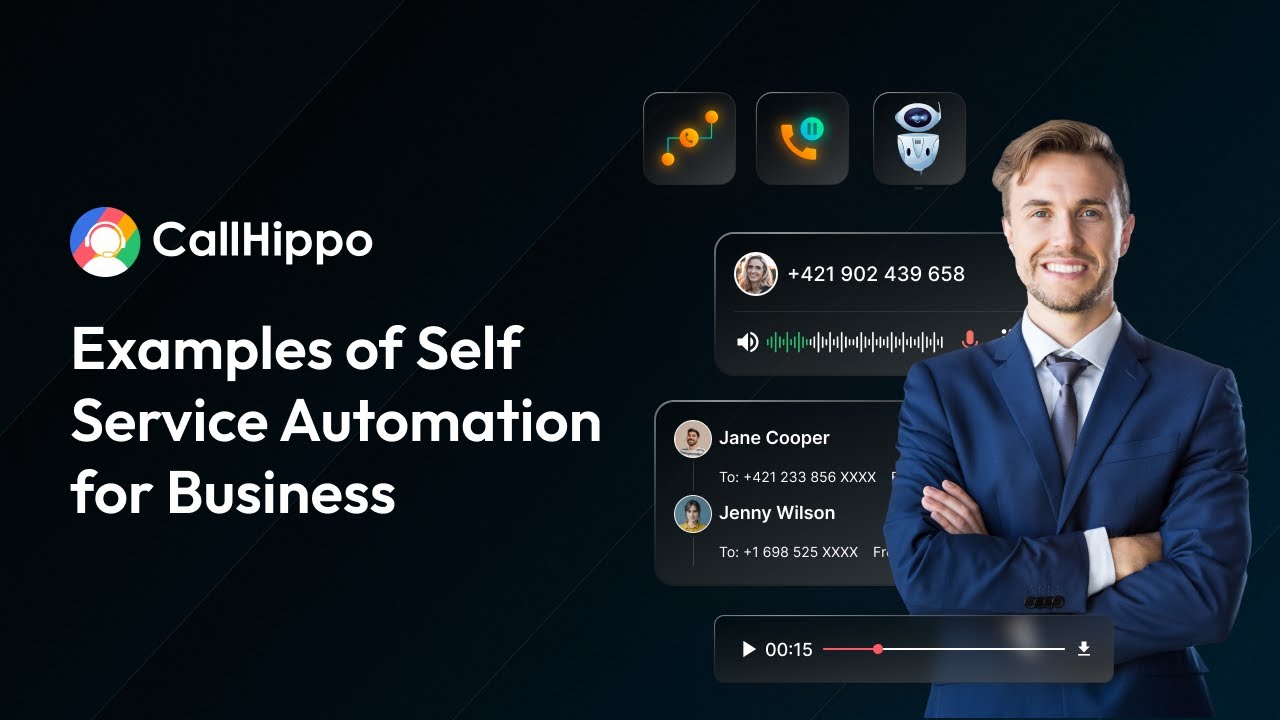 Examples of Self Service Automation for Businesses | CallHippo - YouTube