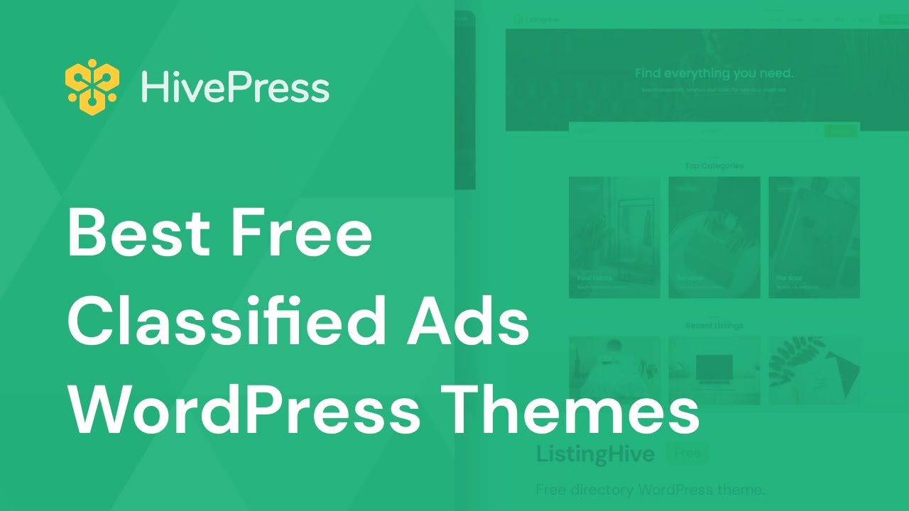 Overview of the Top 5 Classified Ads WordPress Themes [Free] - YouTube