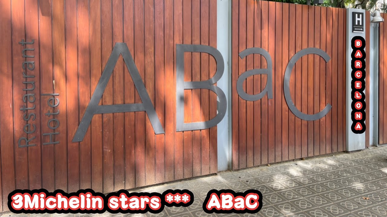 3 Michelin Stars ABaC / Barcelona - YouTube