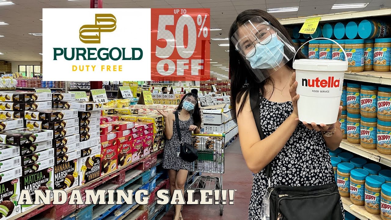 PURE GOLD DUTY FREE GROCERY SHOPPING | MURANG IMPORTED GOODS 😍 - YouTube
