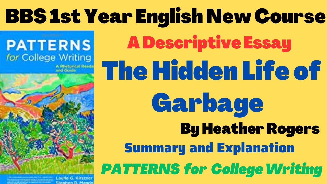 The Hidden Life of Garbage (Essay by Heather Rogers) BBS 1st Year ...