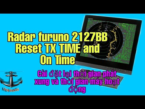 Reset ON TIME and TX TIME on Radar furuno far 2127 - YouTube