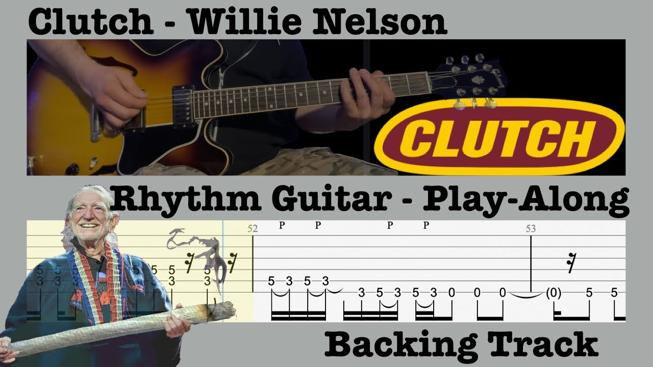 Willie Nelson - Clutch - Rhythm Guitar - Play-Along - Backing Track ...
