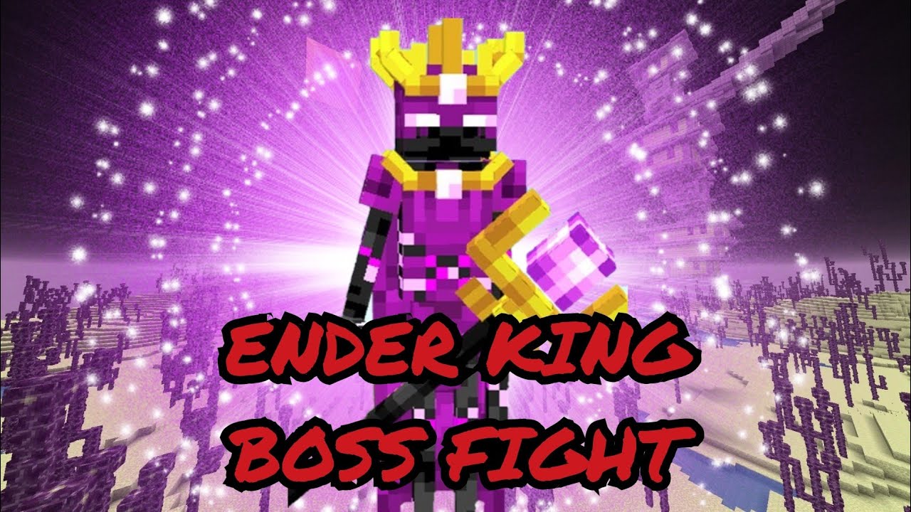 Minecraft AME's Mobs: Ender King Boss Fight ( 1.20.1 Mod ) - YouTube