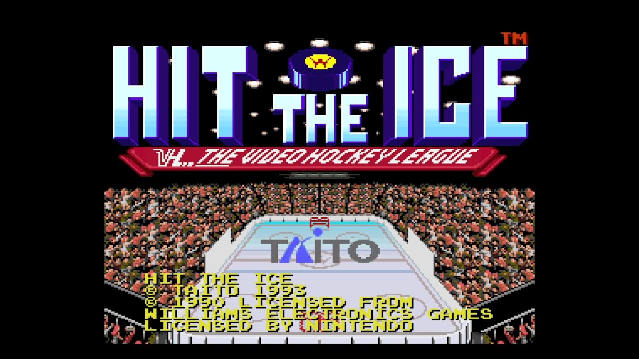 SNES Hit the Ice gameplay overview (no commentary) - YouTube