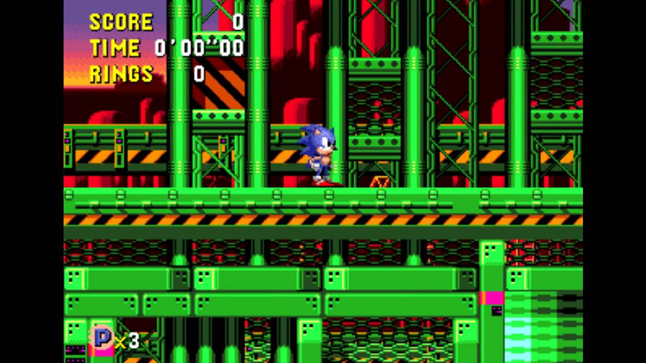 Sonic CD - Playthrough (Past) - YouTube