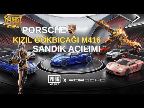 Pubg Mobile Sandık Açılımı - Porche ve Yeni Alevli M416 - İki Sandık Bir Arada