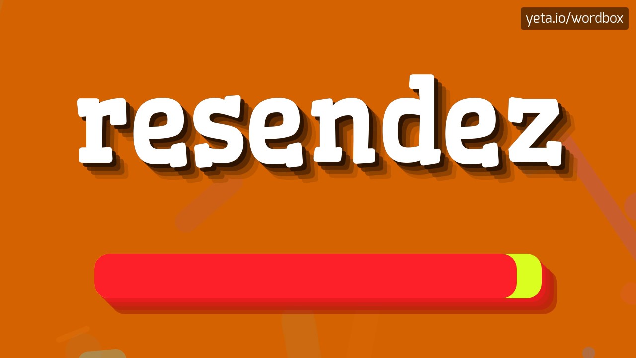 HOW TO SAY RESENDEZ? #resendez - YouTube