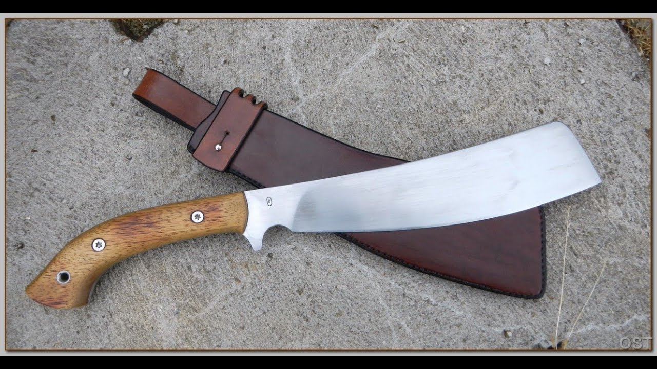 Black parang sheath by Ost Leather - YouTube