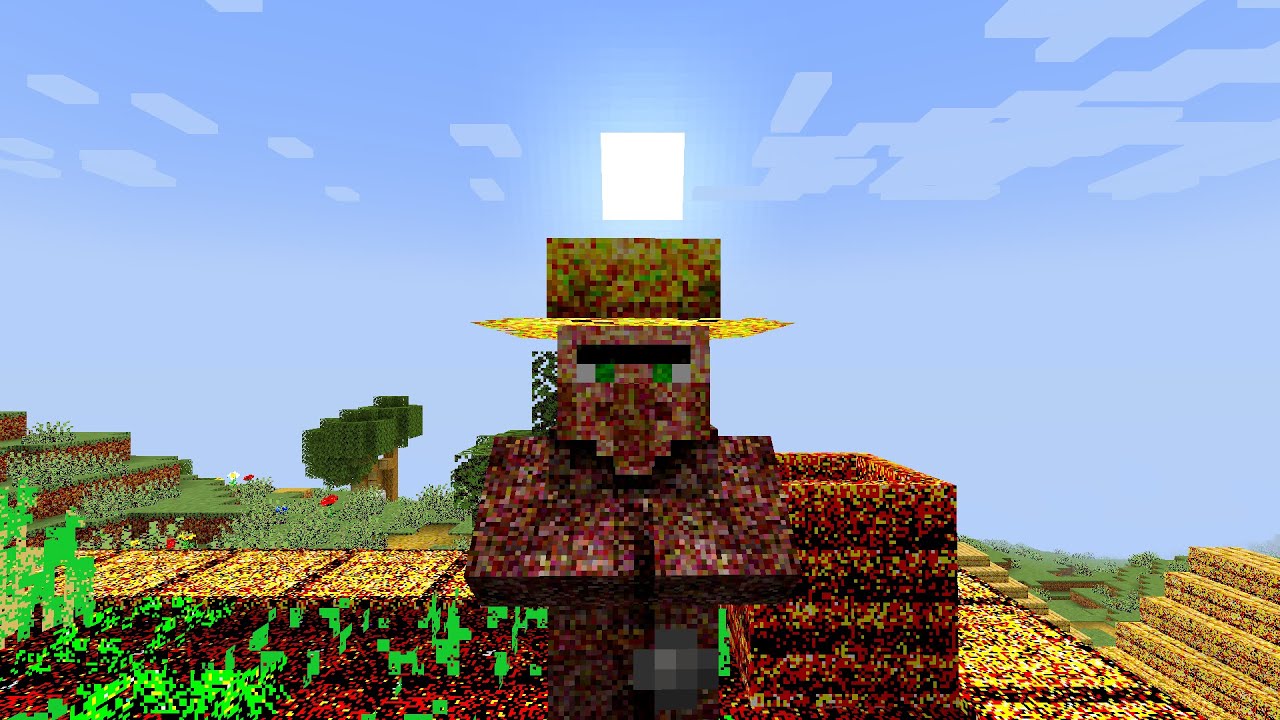 ماینکرفت روی پر صدا ترین حالت ممکن ☠️ Deep-Fried MINECRAFT - YouTube