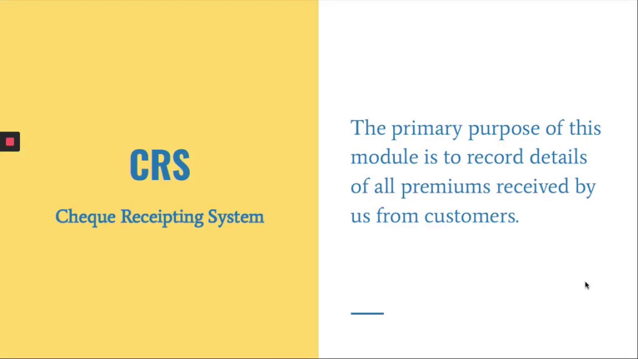How To Use CRS Module in SAIBA - YouTube