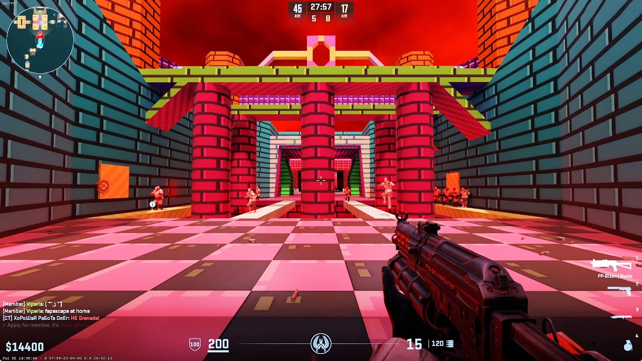 CS2 Zombie Escape ze_8bit (All Extreme Stages) On GFL Map testing - YouTube