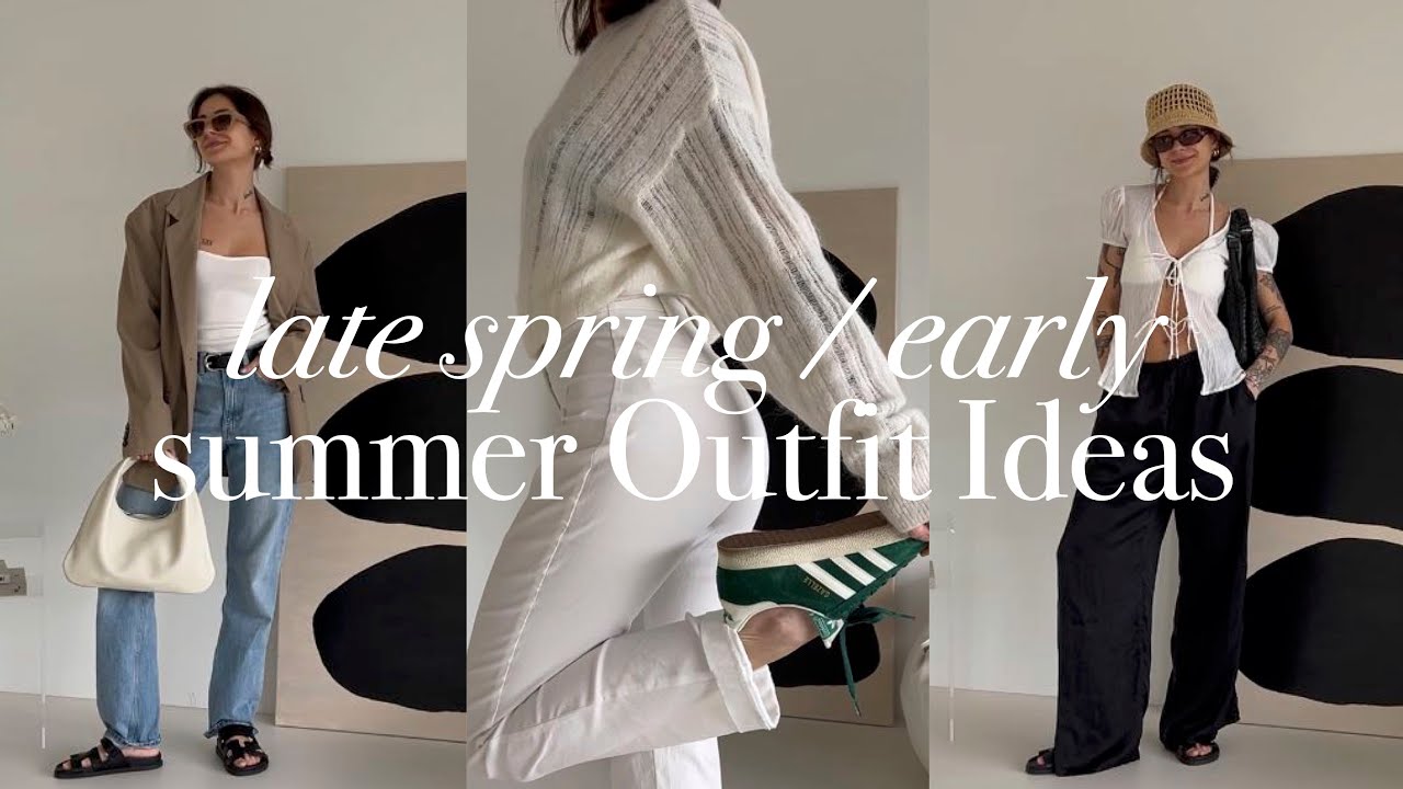 10 OUTFIT IDEAS | for late spring/ early summer - YouTube
