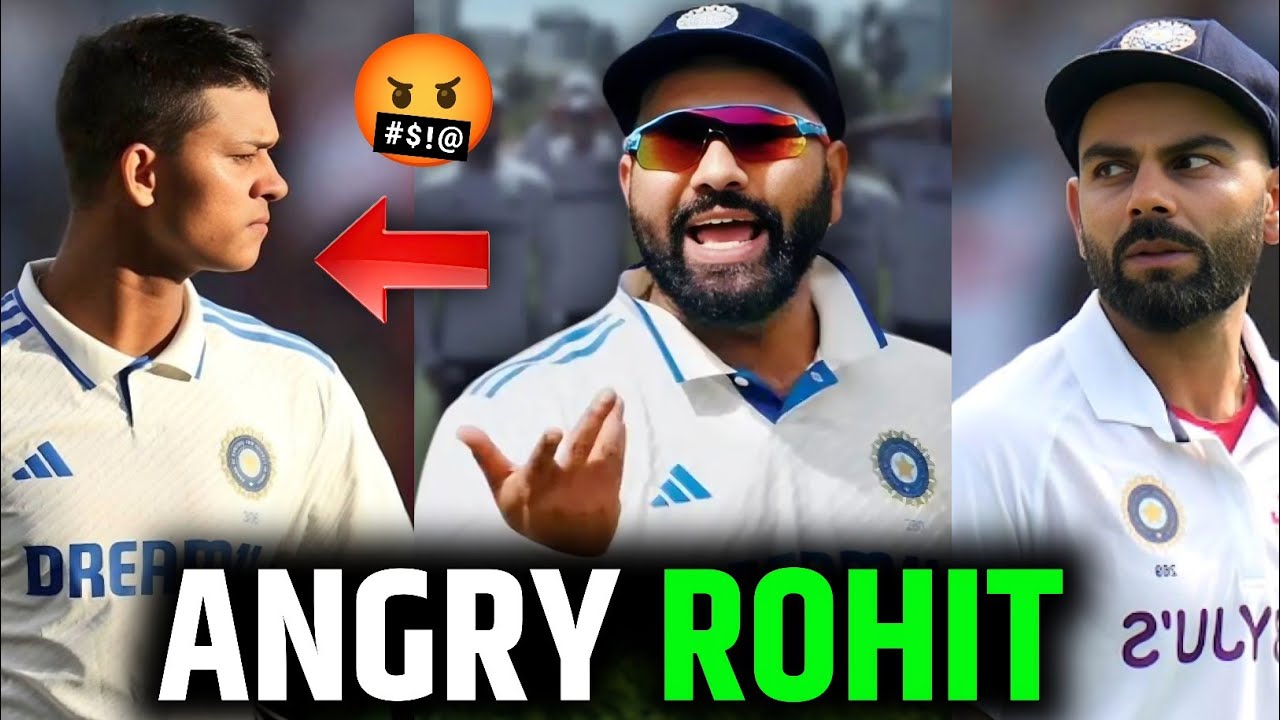 Rohit Sharma ANGRY on Yashasvi Jaiswal? 😳| India Vs Australia BGT 3rd ...