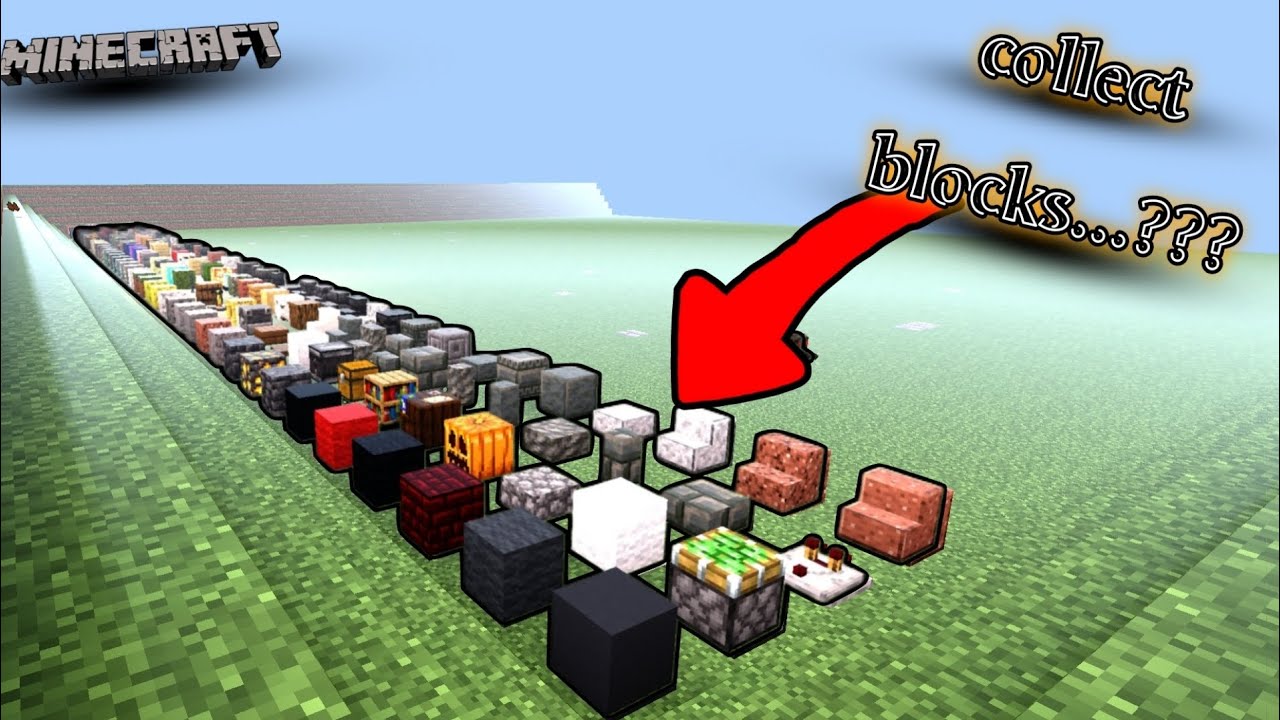 collect blocks...??? gold wood 🪓 iron stone aur sare block 😗 - YouTube