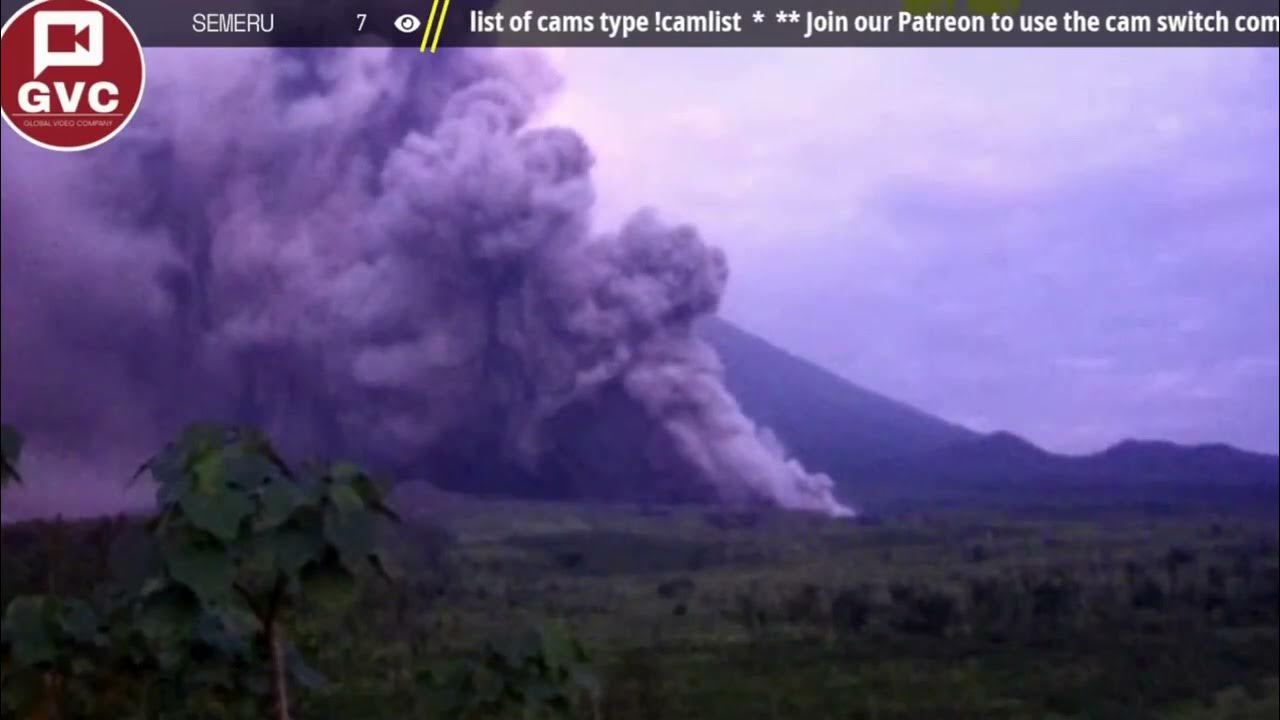 Semeru Pyroclastic Flows - Montage December 3rd 2022 - YouTube