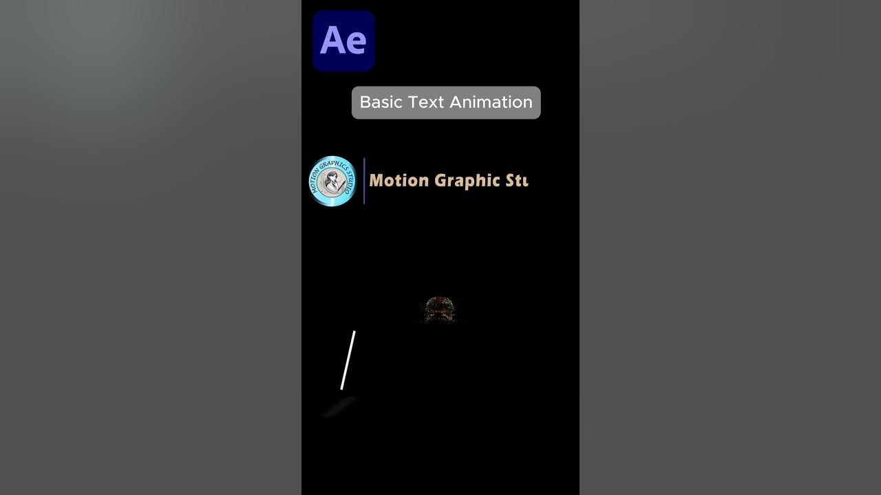 Logo and Text Animation in After Effects| Basic Motion Graphics After Effects Tutorial Review ...