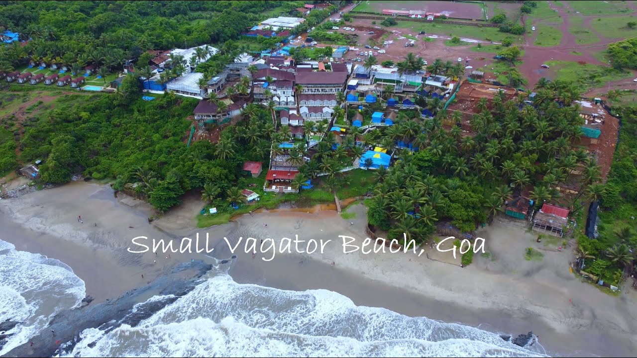 Small Vagator Beach, Goa June 2022 | 4K Drone Shots | Goa Tourist ...