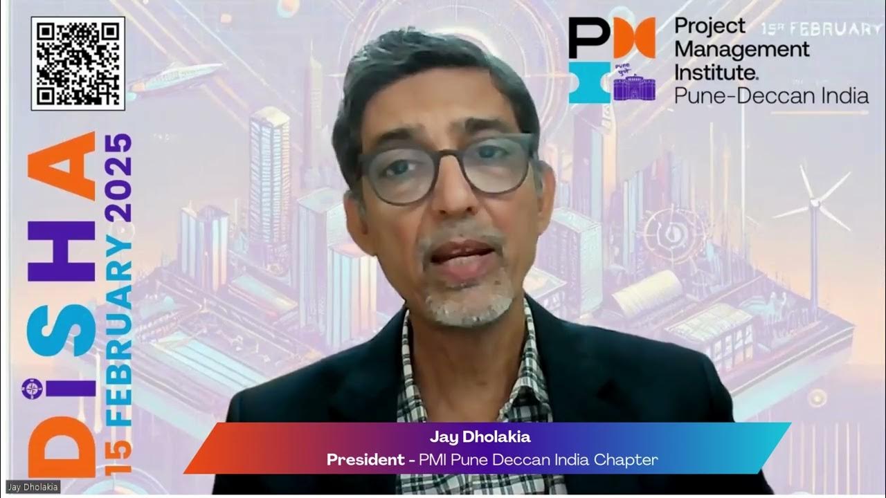 DiSHA-2025 Invitation- Jay Dholakia (President - PMI Pune Deccan India Chapter) - YouTube