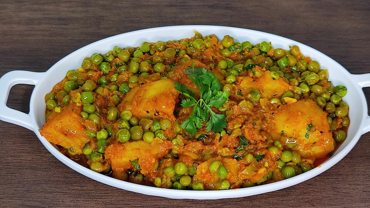 Aloo Matar Recipe | Aloo Matar Sabji @dimpalslife - YouTube