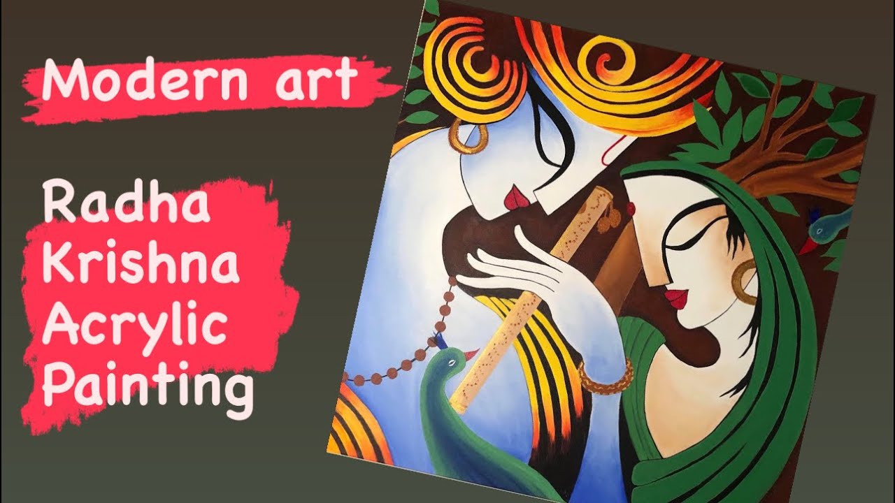 Modern Paintings Of Radha Krishna