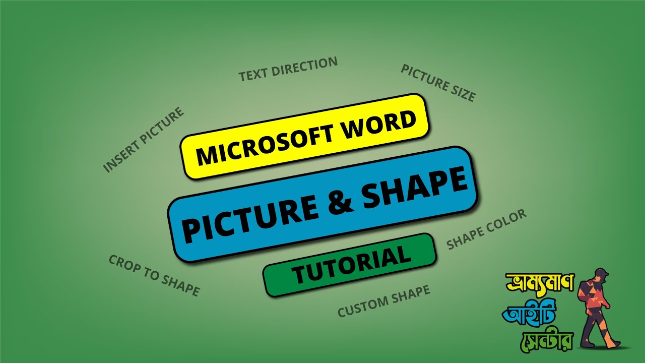 MICROSOFT WORD TUTORIAL || PICTURE & SHAPE TUTORIAL - YouTube
