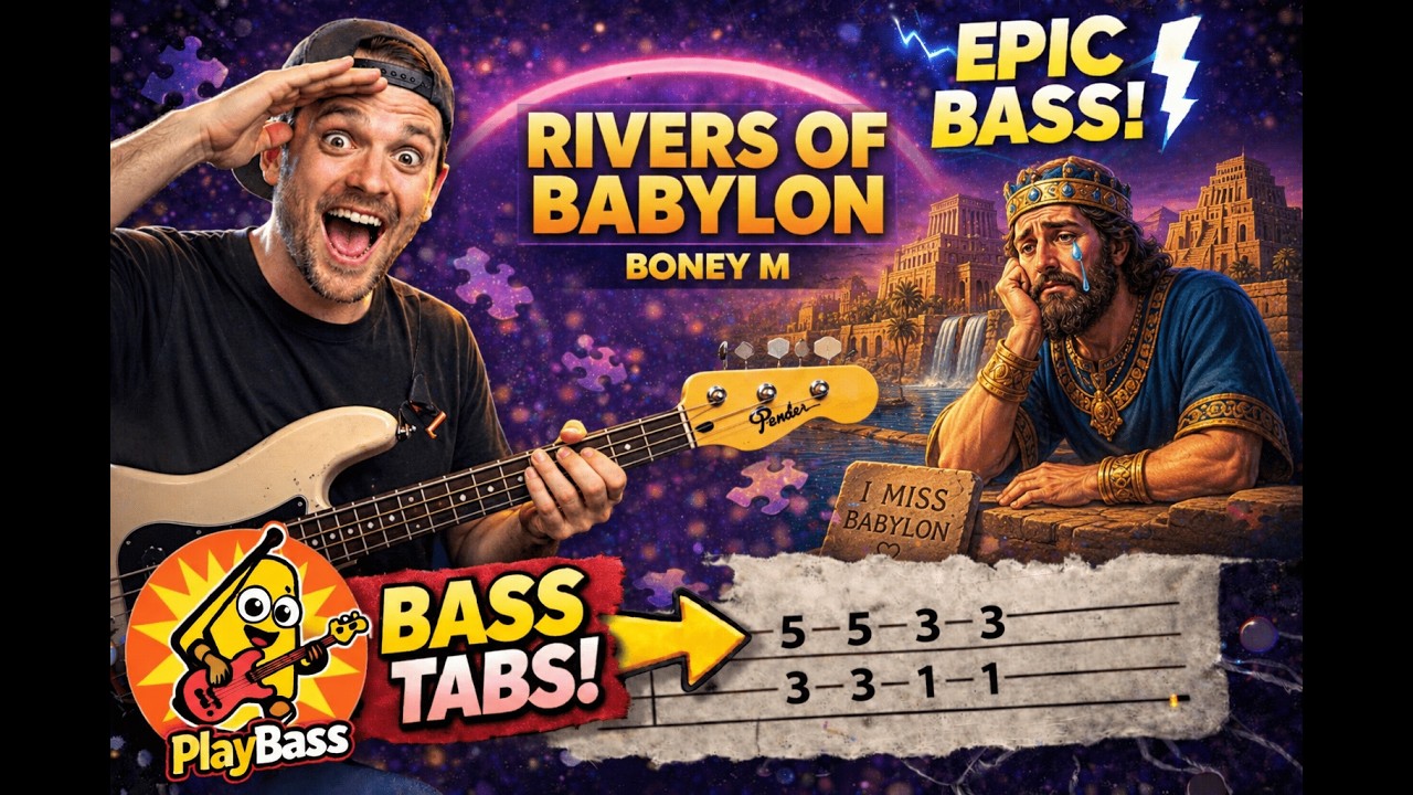Rivers of Babylon – Boney M (Bass Cover + Tab) - YouTube