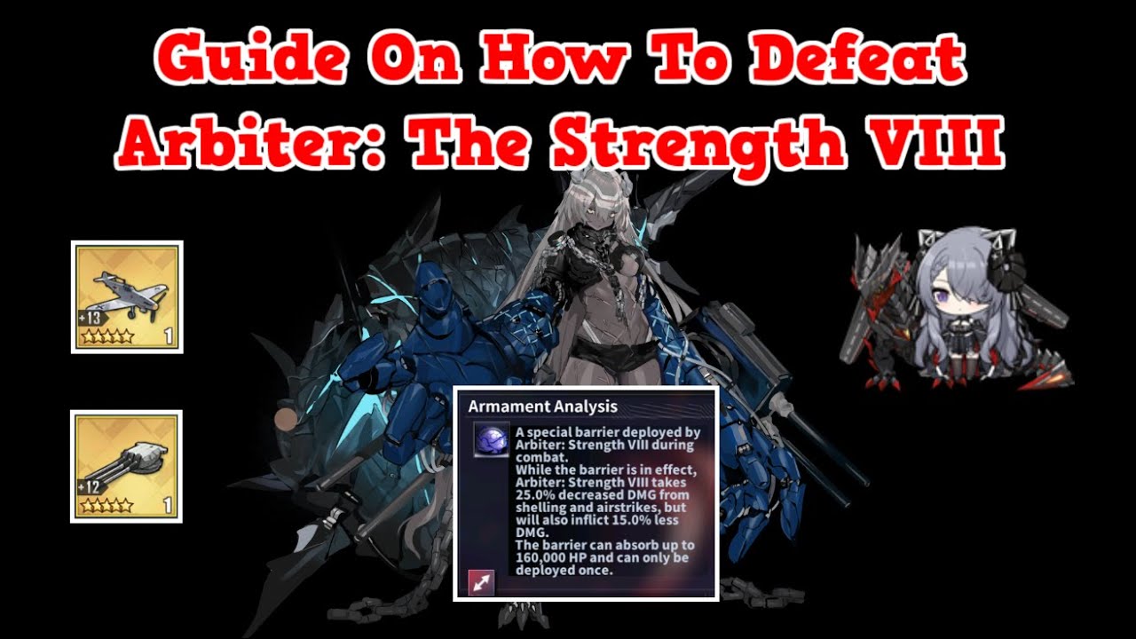 Guide On How To Defeat Arbiter: The Strength VIII | Azur Lane - YouTube