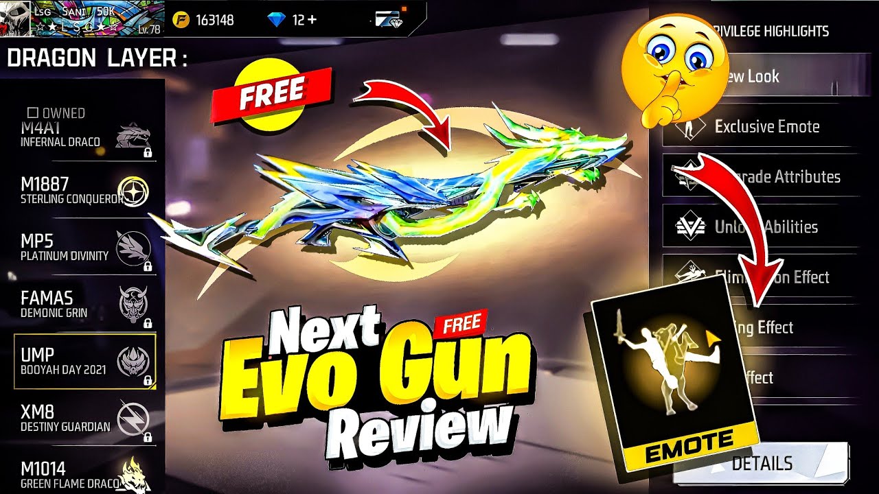 Upcoming Evo Gun Skins Review Free Fire 🥳🤯| Evo Scar | Ob 45 Update ...