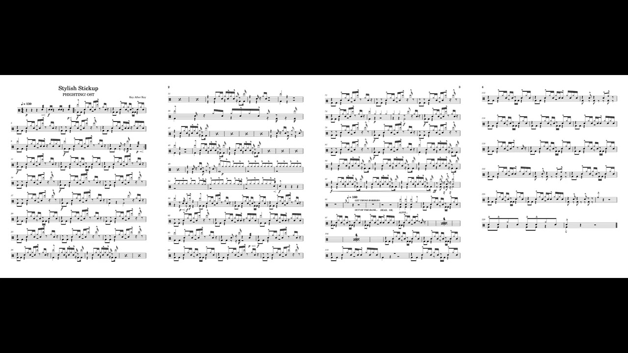 Stylish Stickup Drumset Arrangement - YouTube