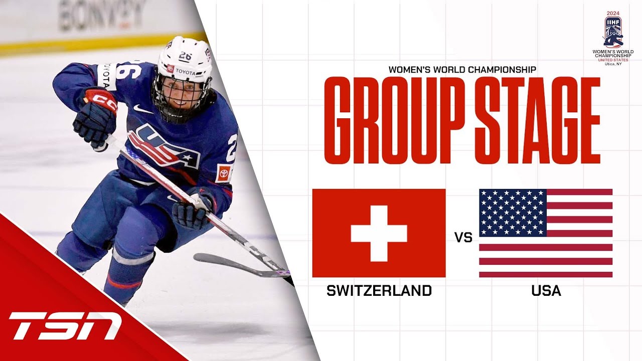 USA vs. Switzerland FULL HIGHLIGHTS | 2024 Women's World Hockey ...
