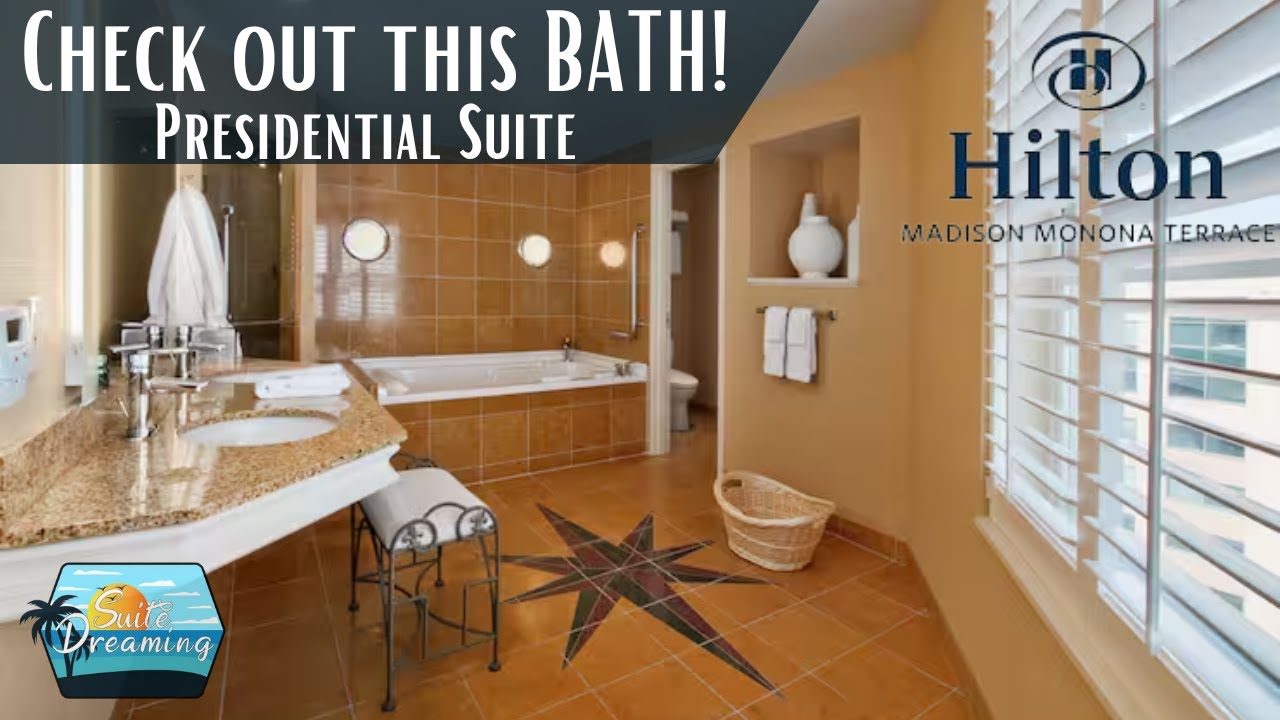 Hilton Madison Monona Terrace - Presidential Suite w/ Huge whirlpool ...