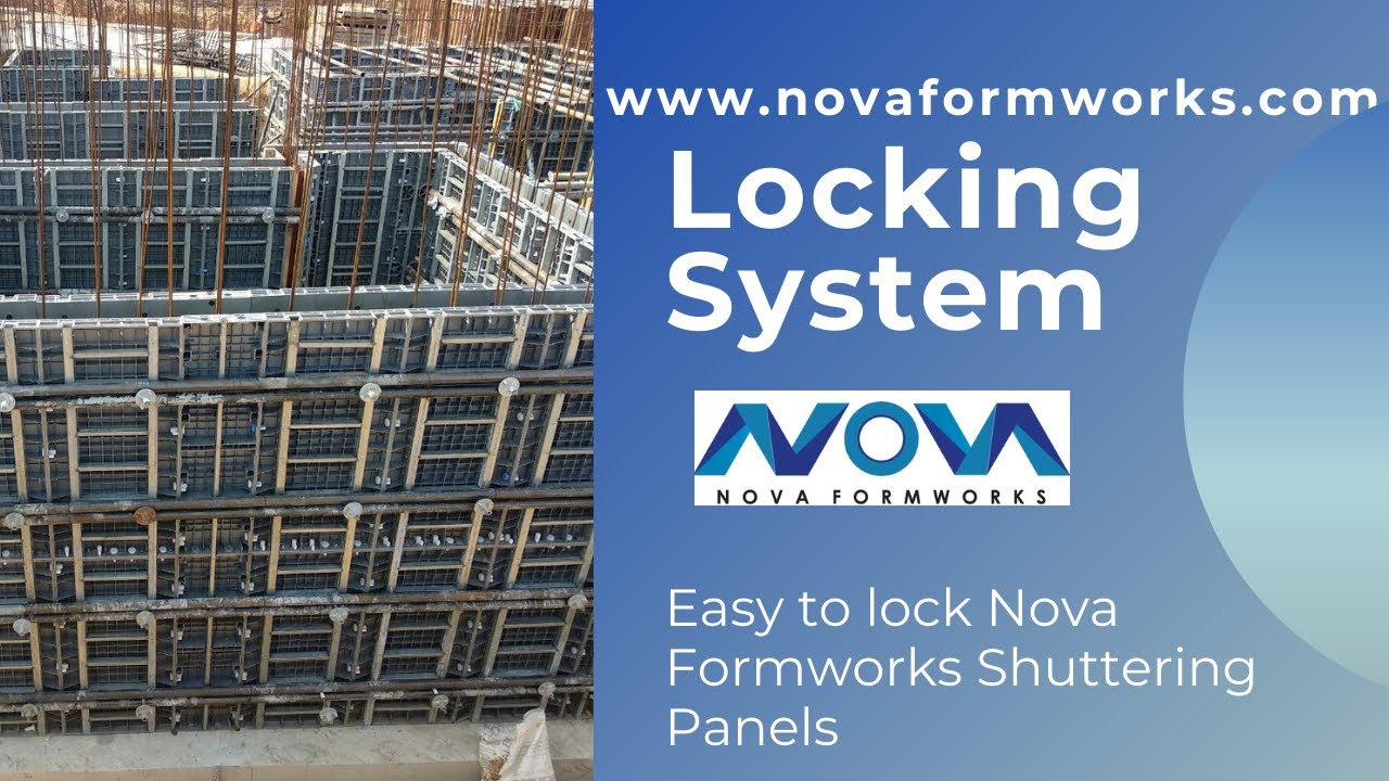 Nova #formwork #shuttering system uses a unique Locking System to lock ...