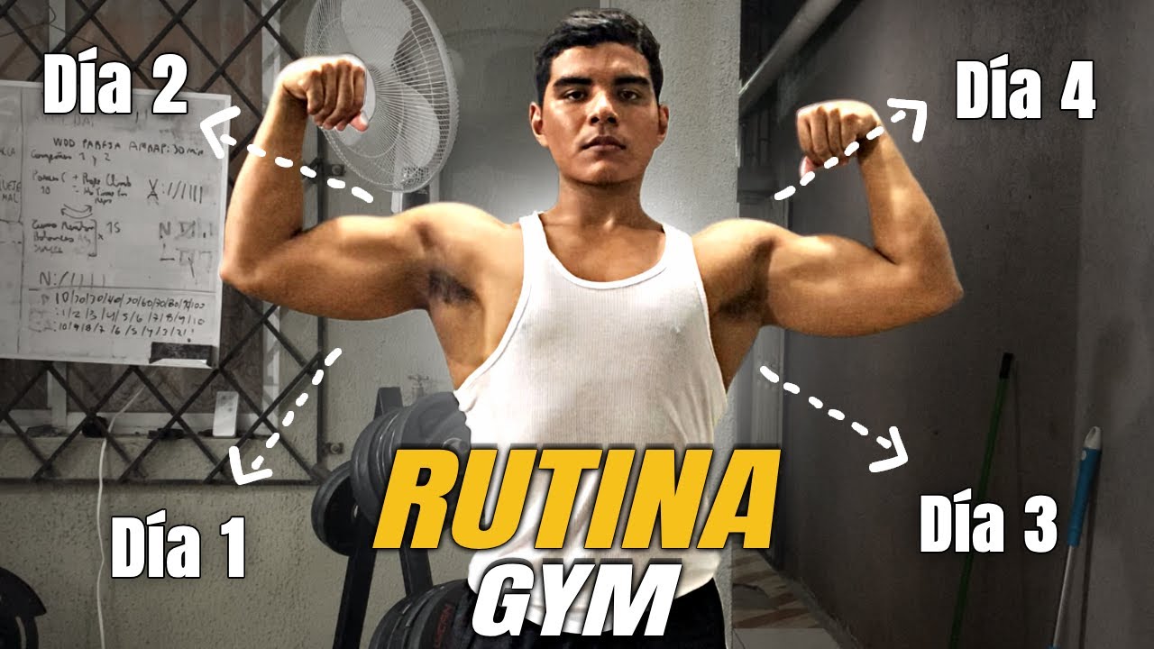 CÓMO ARMAR TU PROPIA RUTINA DE GYM ''FÁCIL'' - YouTube