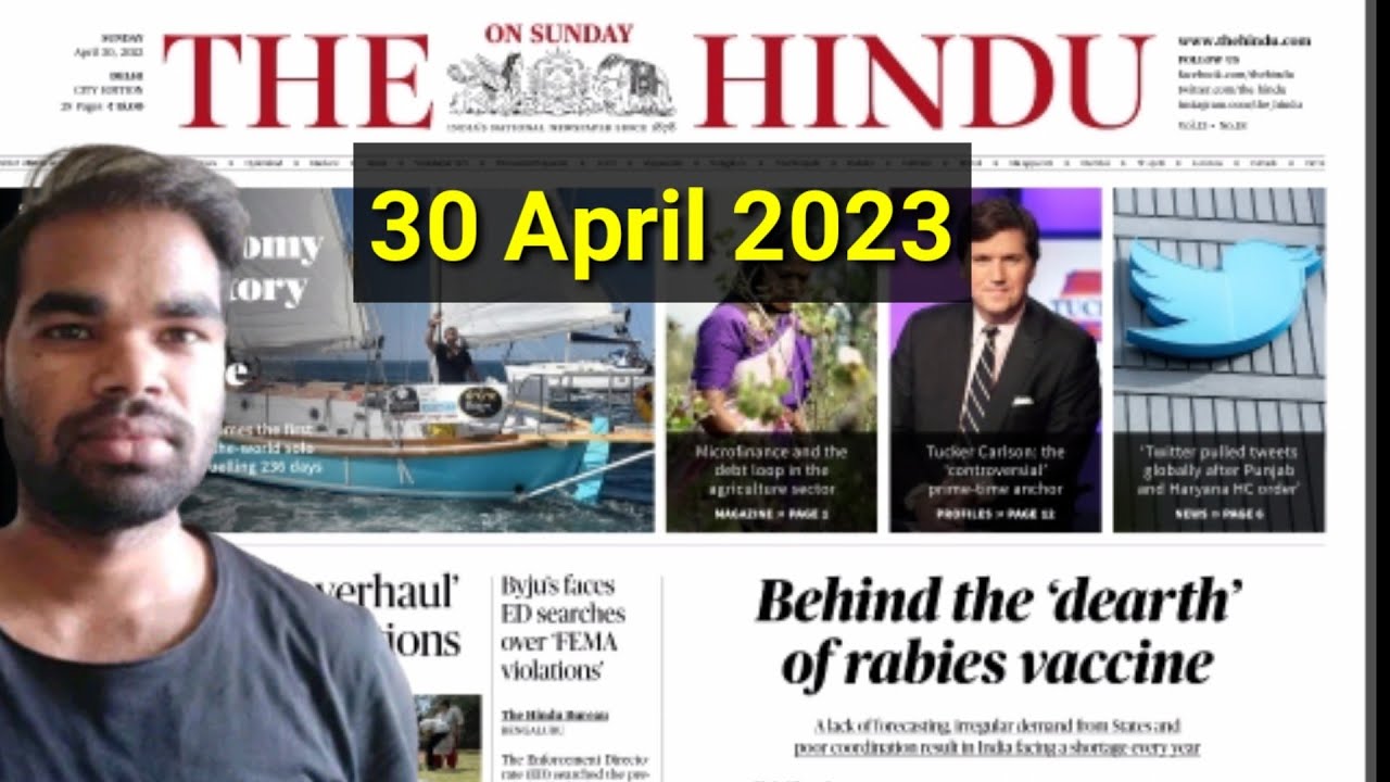 30 april 2023 the hindu newspaper editorial | the hindu newspaper today ...