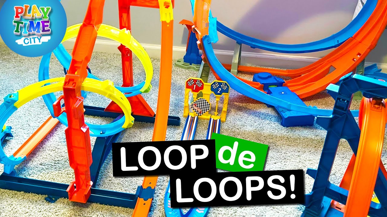 Hot Wheels Loop Tracks Collection + Unboxing the Hot Wheels Wild Drive ...