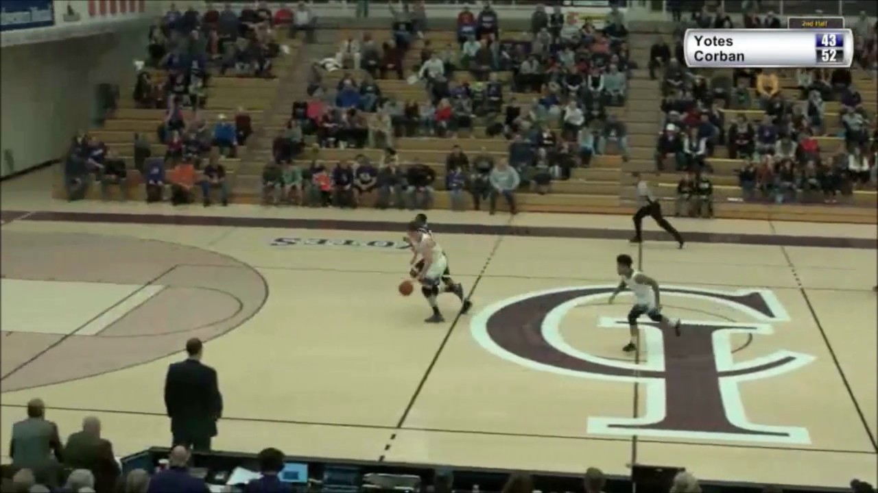 Men's Basketball - Yotes 78, Corban 74 - YouTube