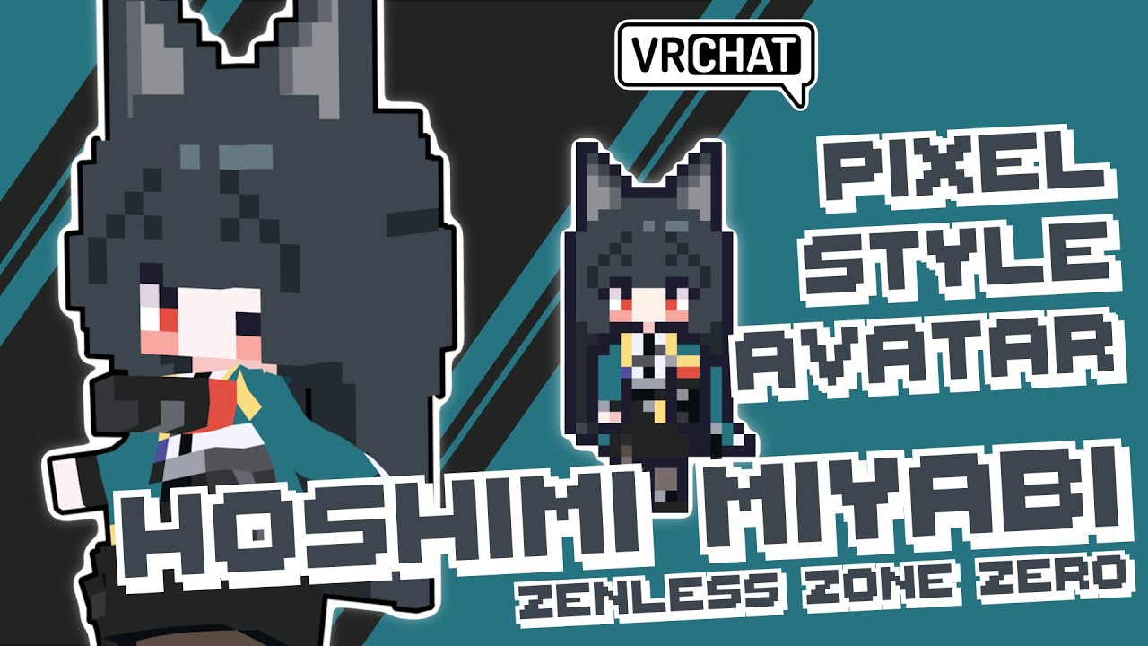 호시미 미야비 VRChat 아바타 Zenless Zone Zero - YouTube