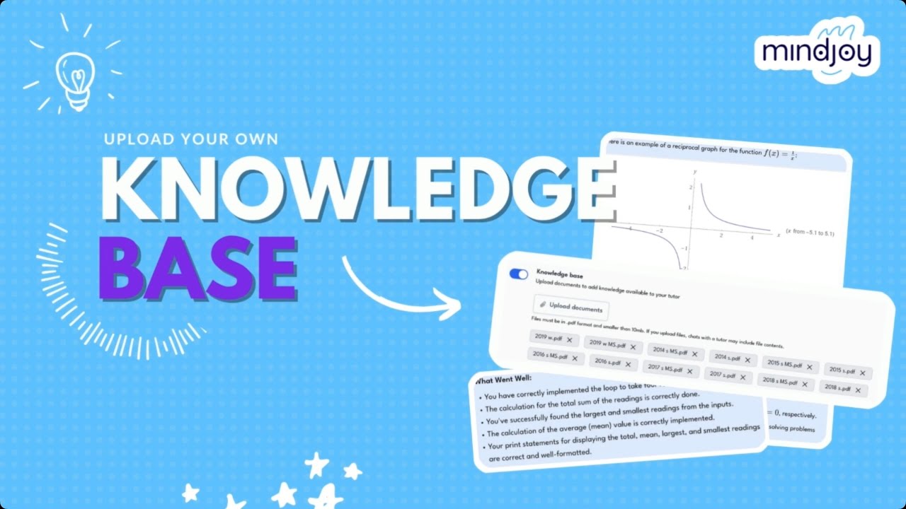 Introducing the Knowledge Base 📚🚀 for Mindjoy - YouTube