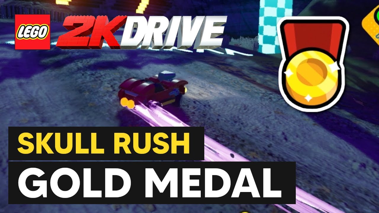 Skull Rush - GOLD Medal (On The Go Challenge) - LEGO 2K Drive - YouTube