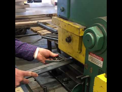 Bending steel flat bars - YouTube