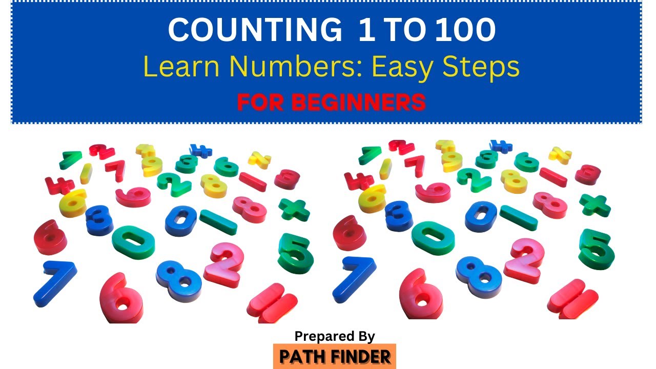 Counting 1 to 100 I Learn Numbers-Easy steps I Learning Fun For Kids I ...