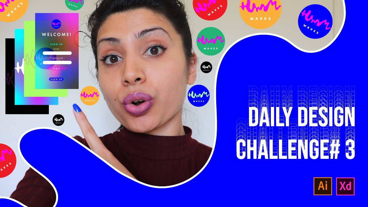 Logo & App Design | Daily Design Challenge #3 - YouTube