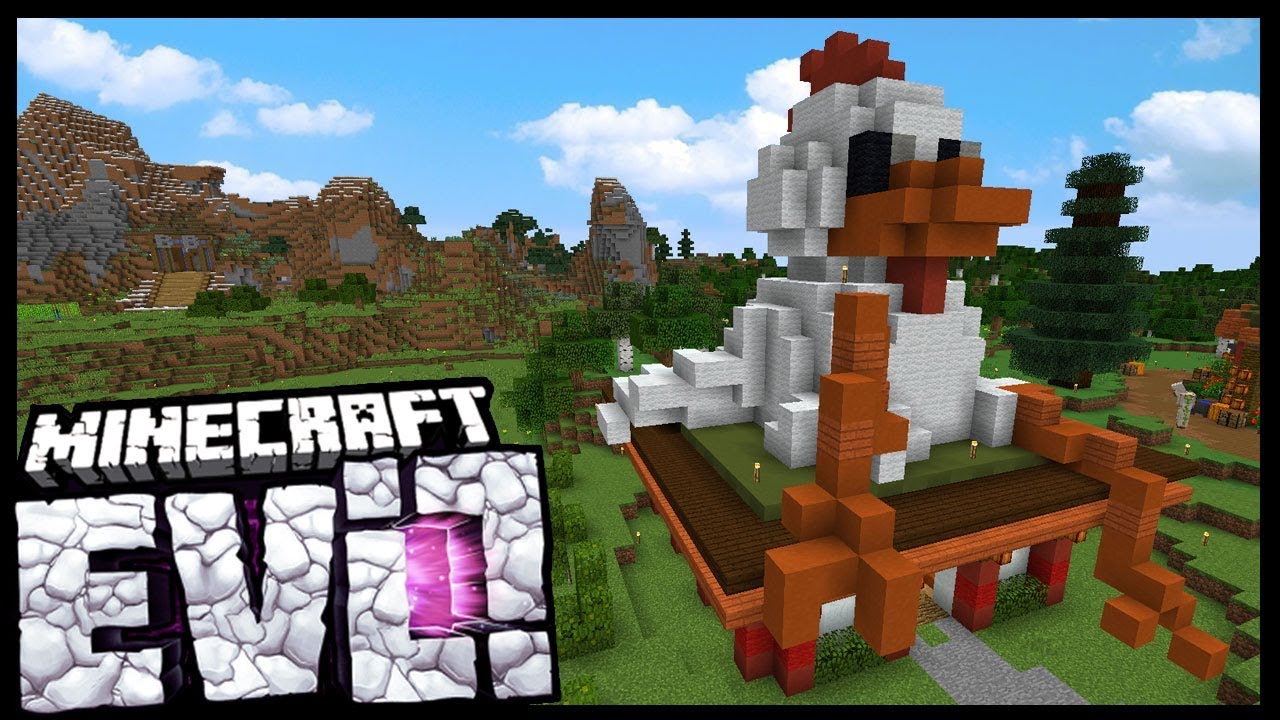 VISITING THE CHICKEN SHOP!! | Minecraft Evolution SMP | #114 - YouTube