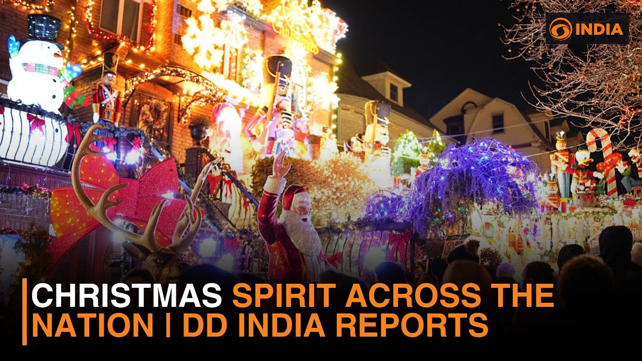 Christmas spirit across the nation | DD India Reports - YouTube