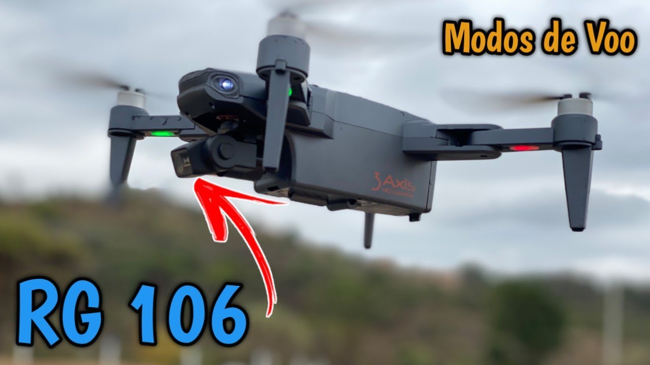 RG 106 modos de voo tutorial completo drone bom e barato para ...