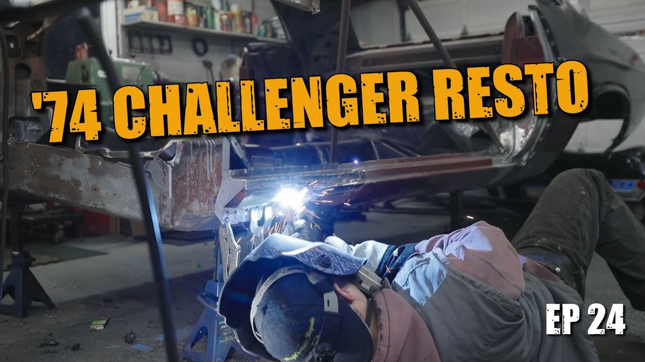 74 Dodge Challenger Restoration #24 - FRONT ROCKER PANEL REBUILD - YouTube
