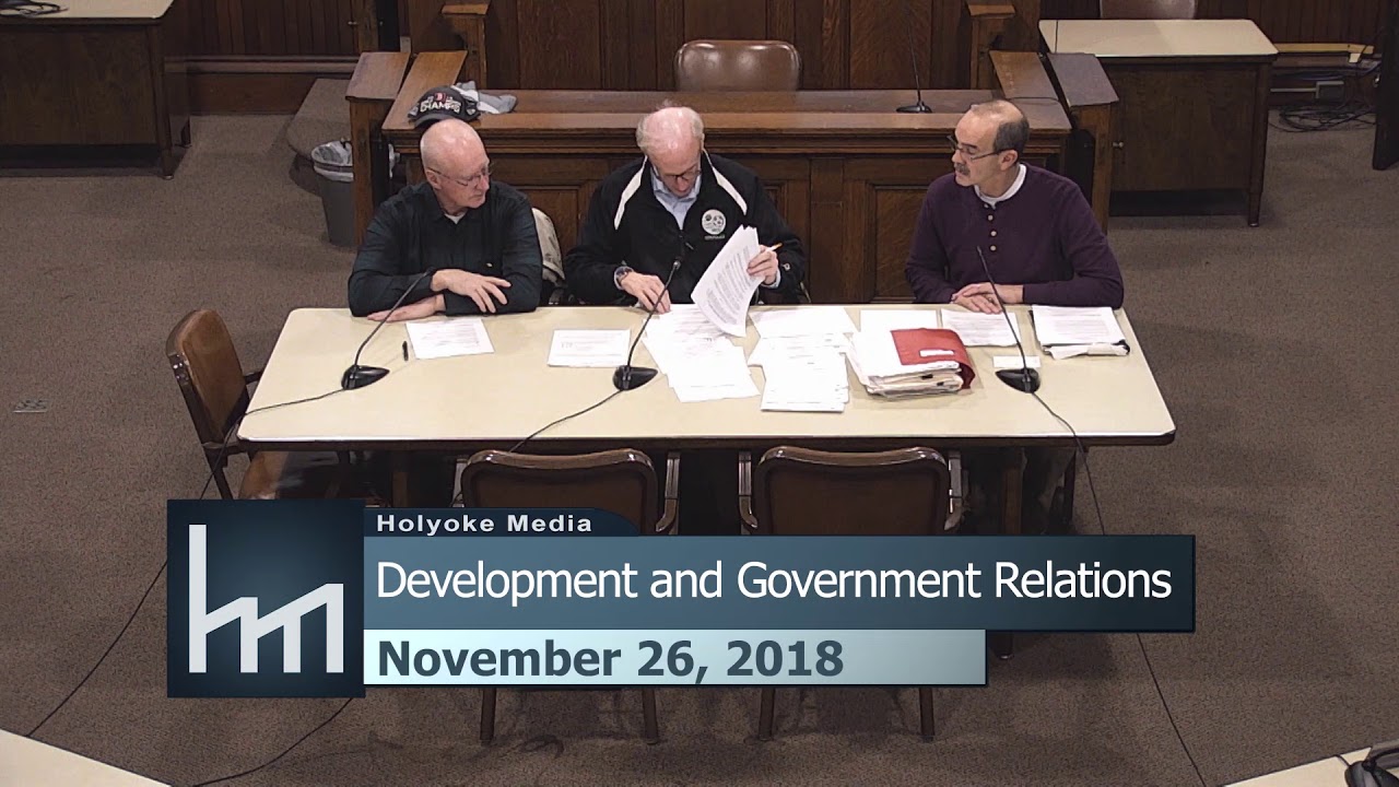 Development and Government Relations Committee 11/27/18 - YouTube