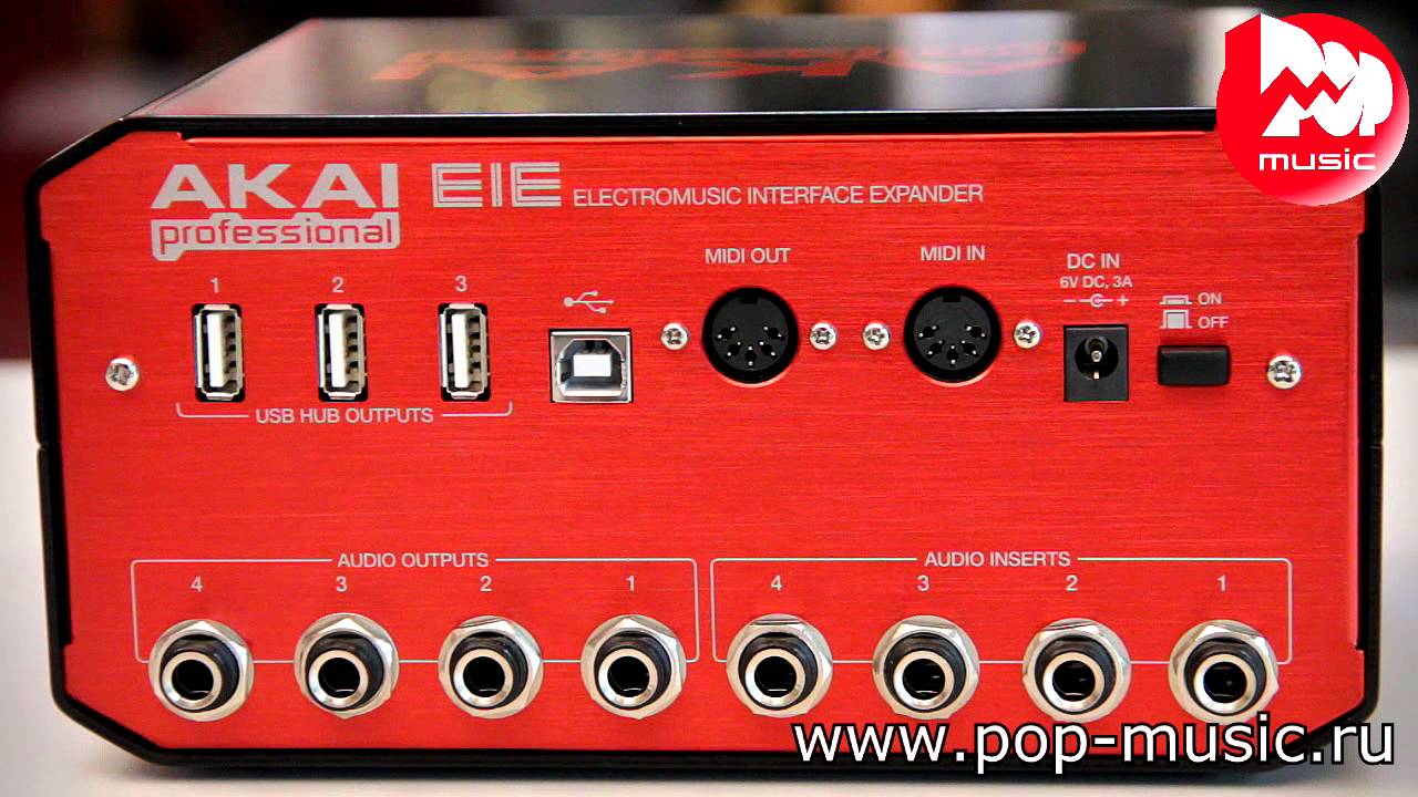 Аудио интерфейс AKAI PRO EIE - YouTube