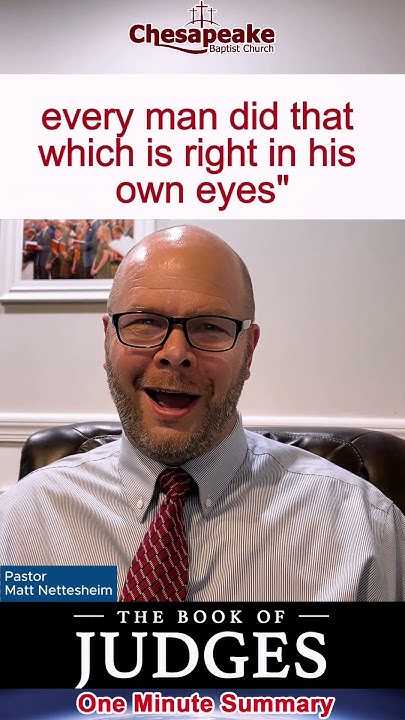 The Book of Judges | One-Minute Bible Book Summaries - YouTube